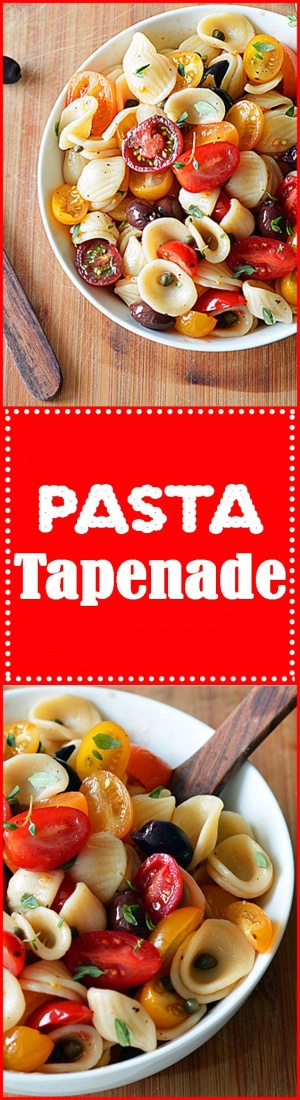 Pasta Tapenade {Vegan} - TheVegLife
