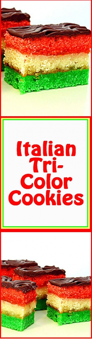 Italian Tri-Color Rainbow Cookies {Vegan} - TheVegLife
