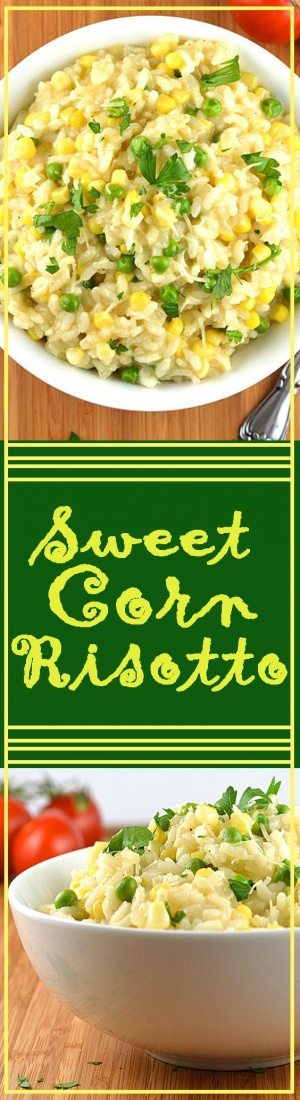 Sweet Corn Risotto {Vegan} - TheVegLife