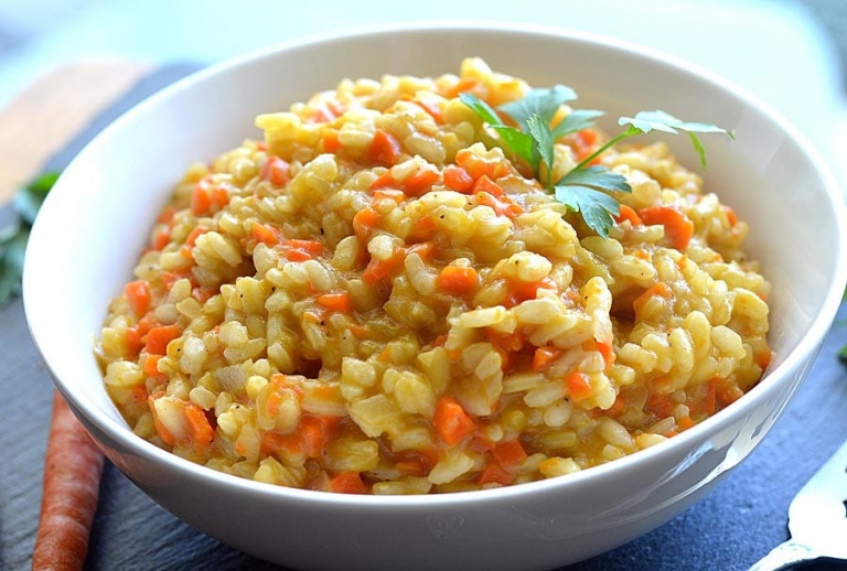 Caramelized Carrot Risotto - TheVegLife