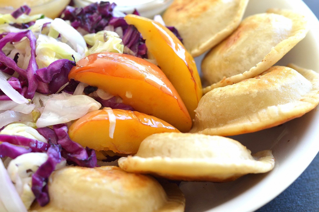 Potato Pierogi with Sauteed Cabbage and Apples - TheVegLife