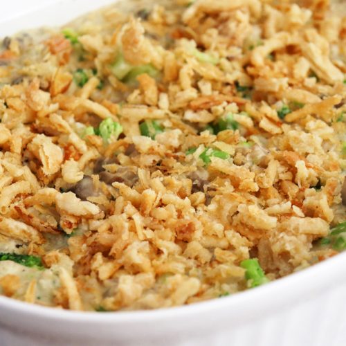 Creamy Vegan Broccoli Wild Rice Casserole - TheVegLife