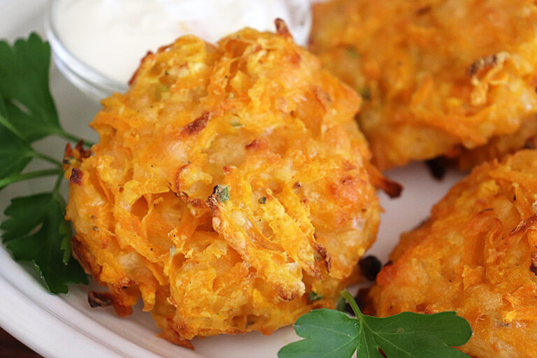 Easy Baked Butternut Squash Fritters - TheVegLife