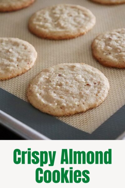 Thin and Crisp Almond Cookies Recipe - TheVegLife
